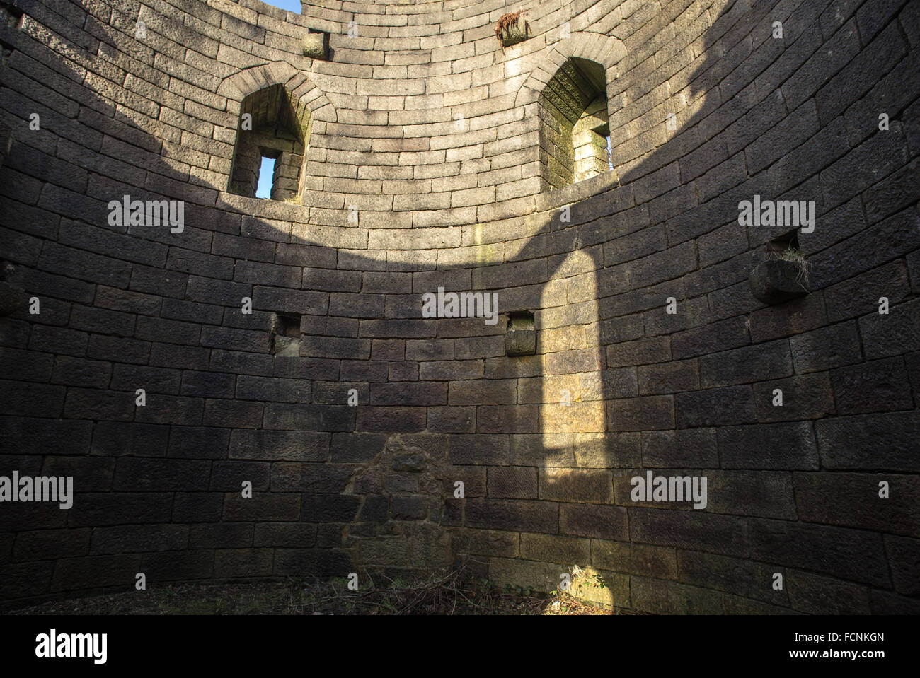 Rivington Castle, a scaled down copy of Liverpool Castle, Part of the ...