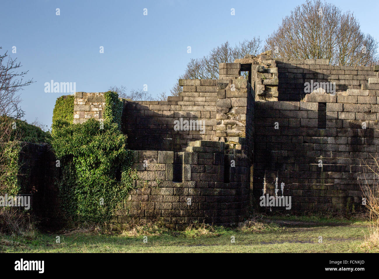 Rivington Castle, a scaled down copy of Liverpool Castle, Part of the ...