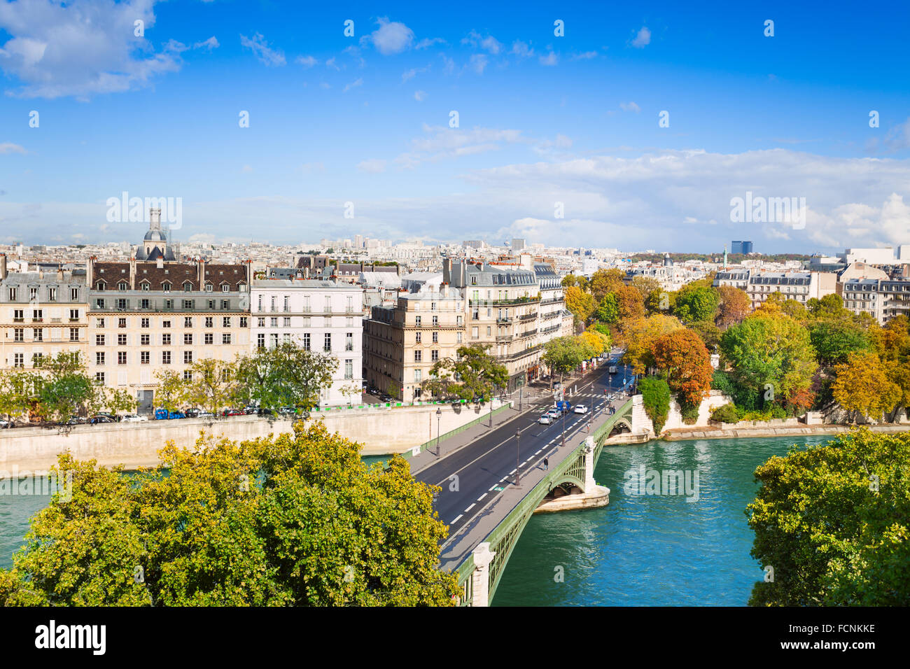 Seine river and Pont de Sully, Paris, France Stock Photo - Alamy