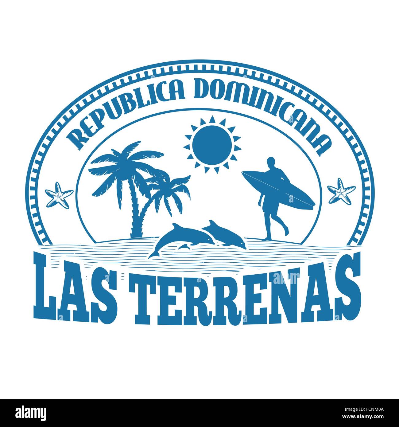 Las terrenas dominican republic Stock Vector Images - Alamy