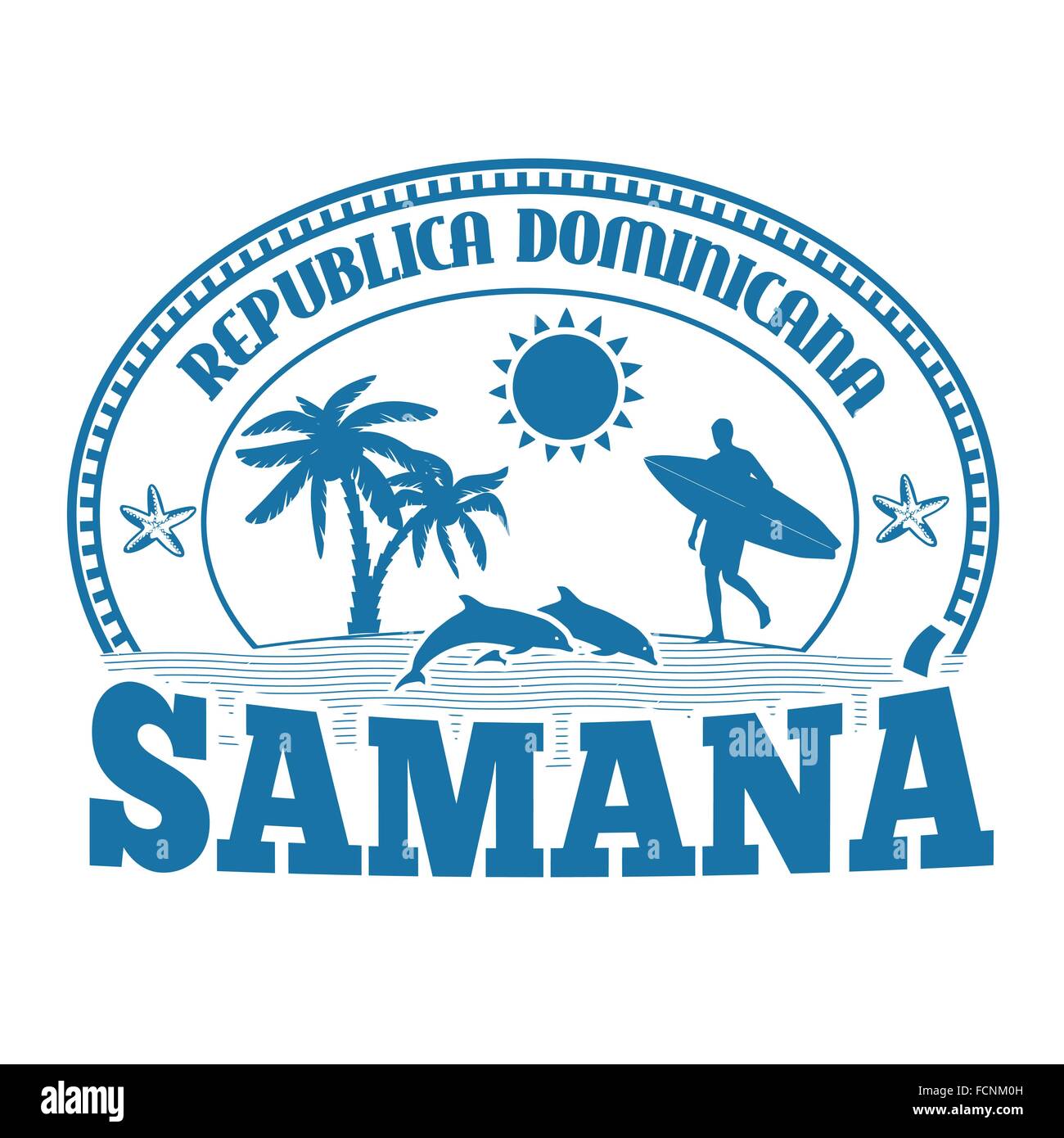 Samana dominican republic Stock Vector Images - Alamy