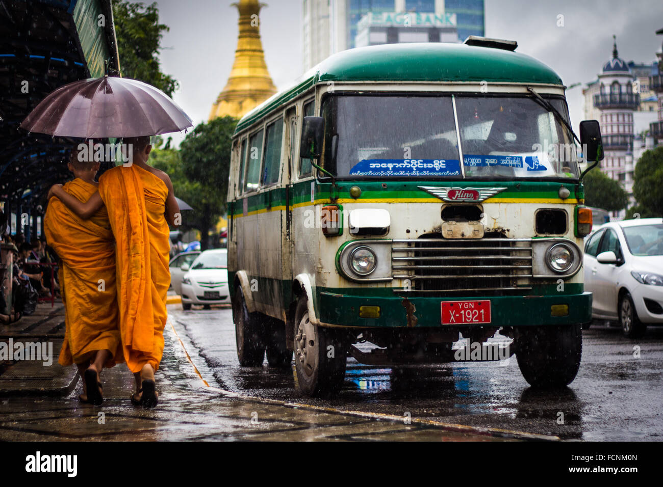 Yangon bus hi-res stock photography and images - Alamy