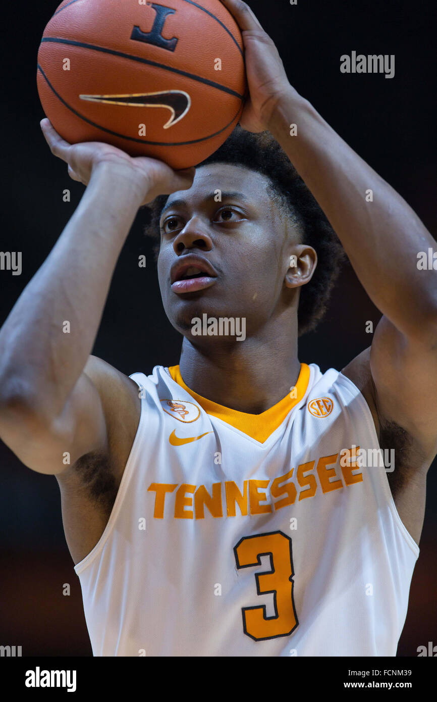 Knoxville, Tennessee, USA. 23rd January, 2016. Robert Hubbs III #3 of ...