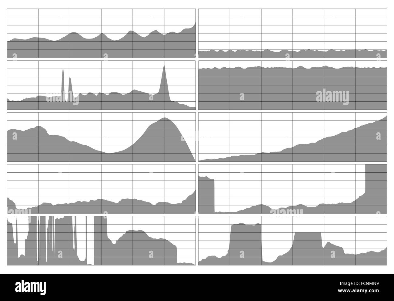Gray business flat graph trend chart Stock Vector Image & Art - Alamy
