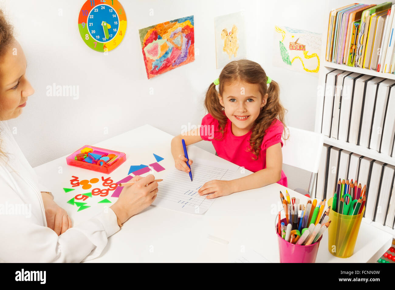 Preschool teacher hi-res stock photography and images - Alamy