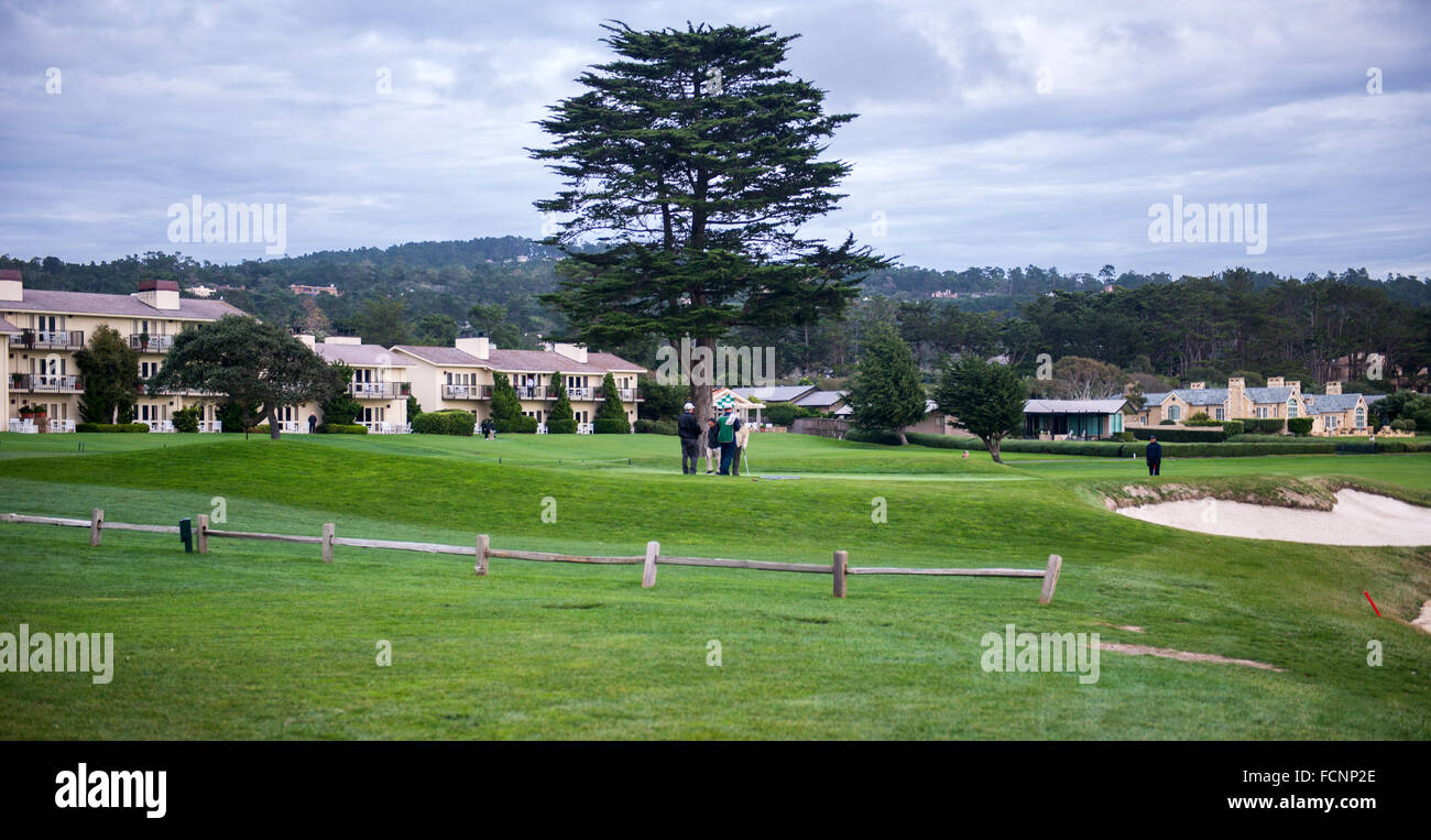 Monterey golf course Stock Photo - Alamy