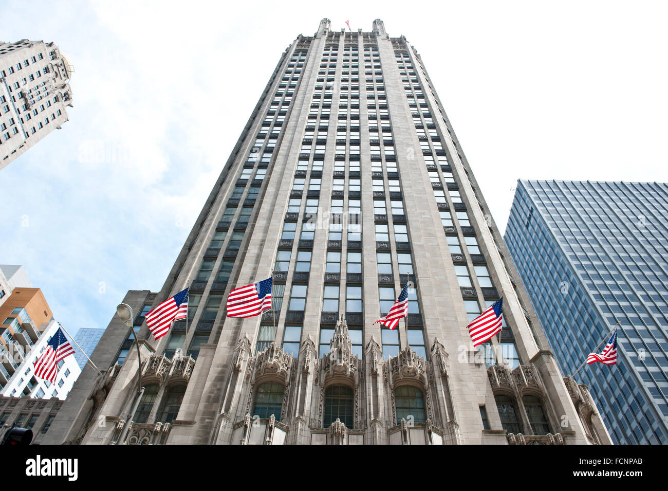 Chicago Tribune Tower Building Stock Photo - Alamy
