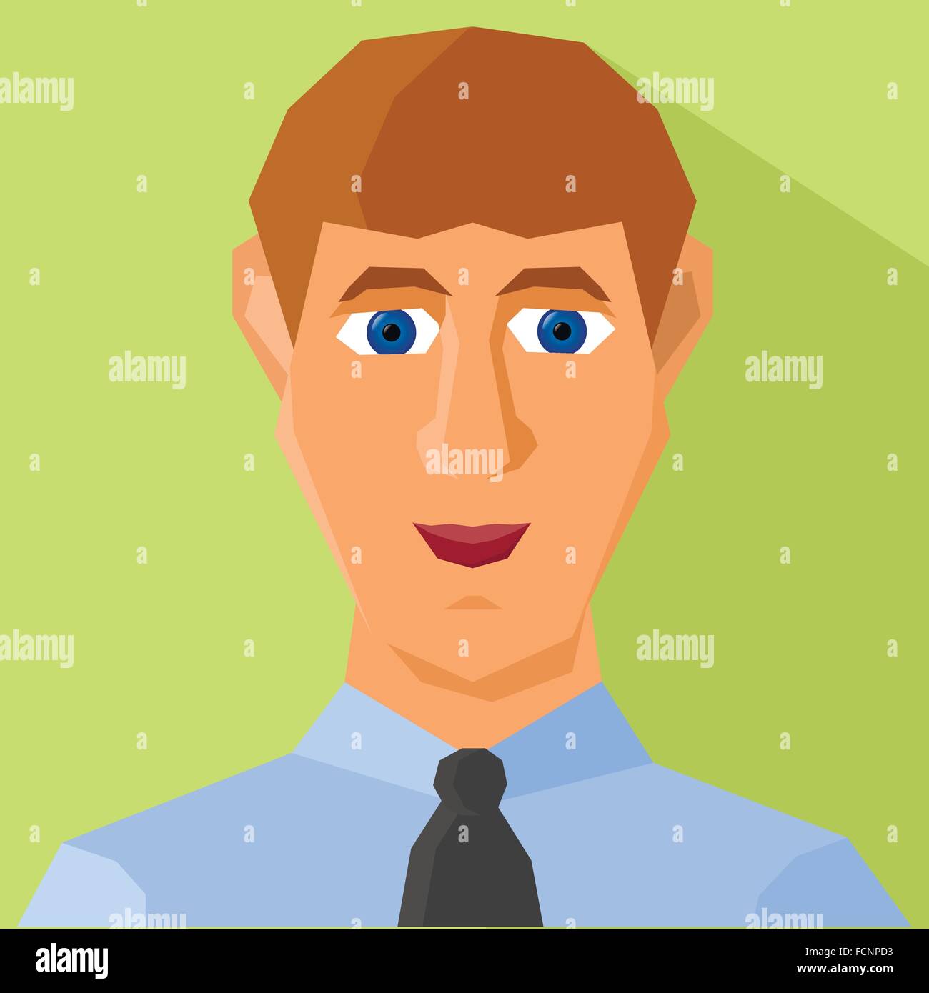 Business people standing in triangle Stock Vector Images - Alamy