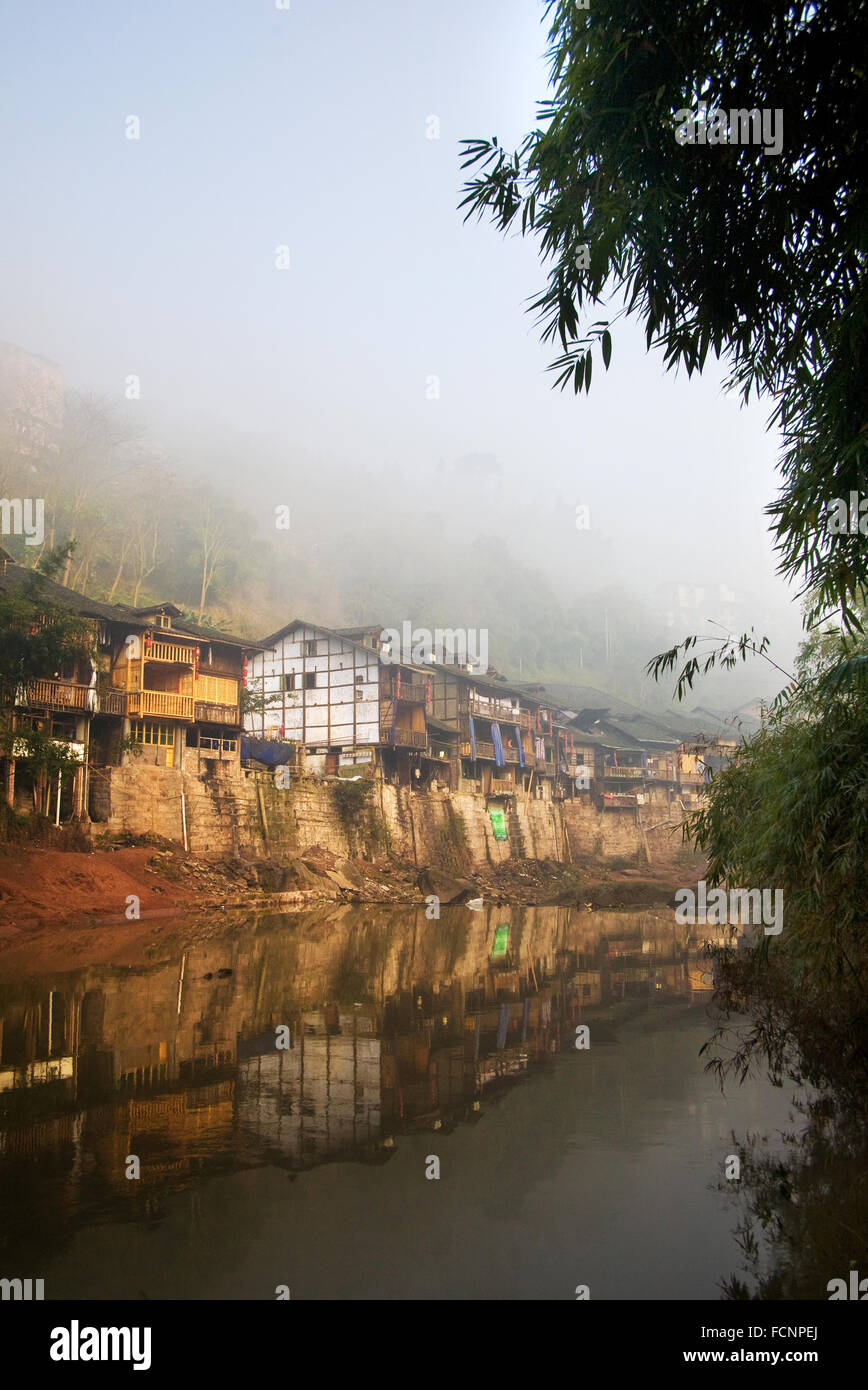 Chongqing ancient town Stock Photo - Alamy