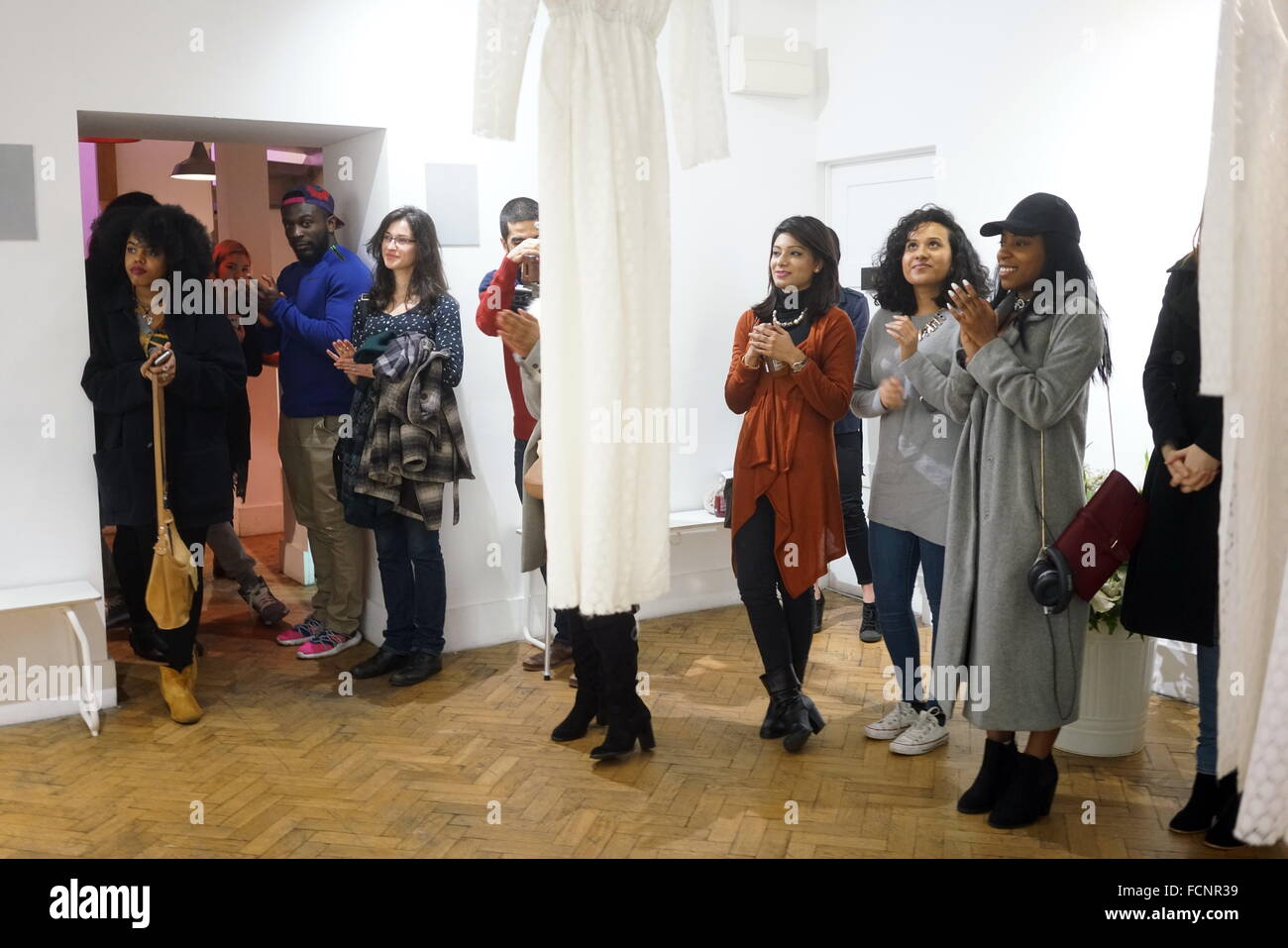 London,England,UK : Taslima Khan the founder/designer of TASLIMA K was ...