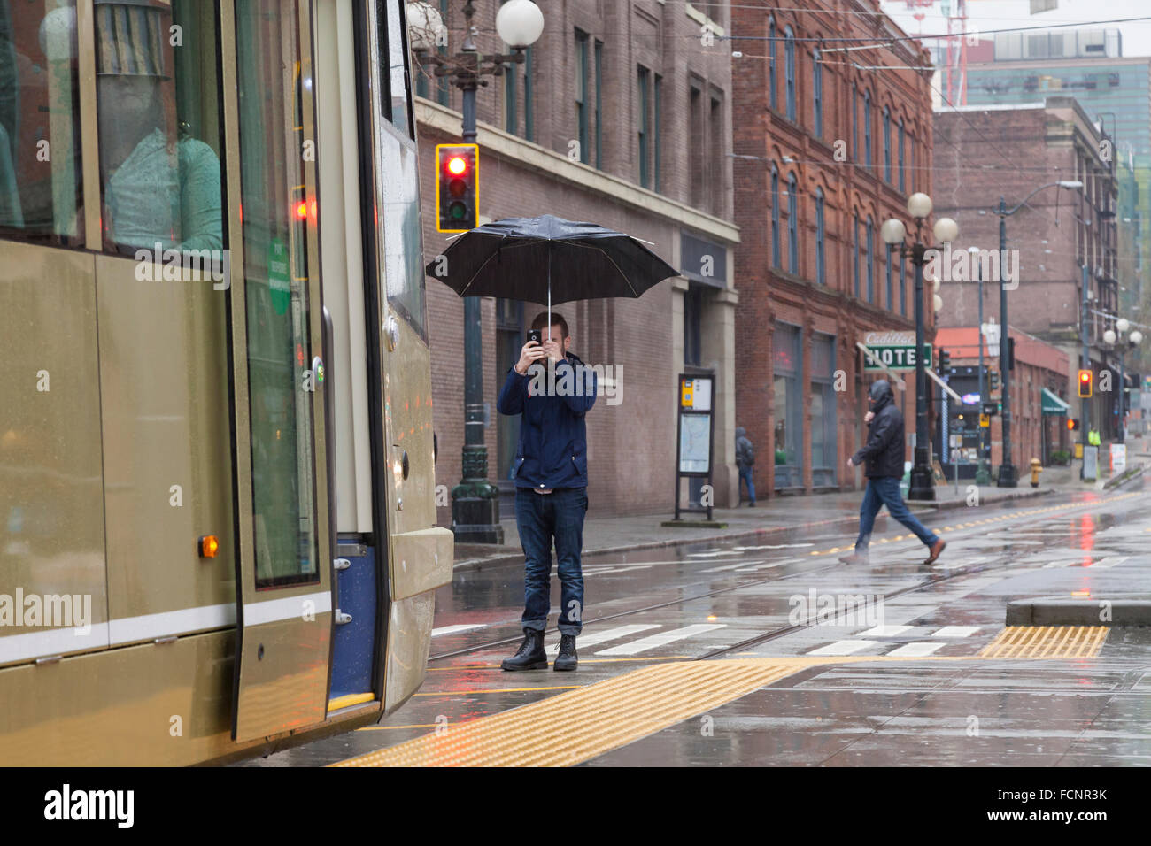 Seattle trolley streetcar hi-res stock photography and images - Alamy