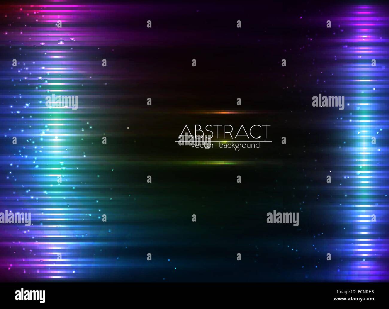 Blue shining technology lights sound background Stock Vector Image ...