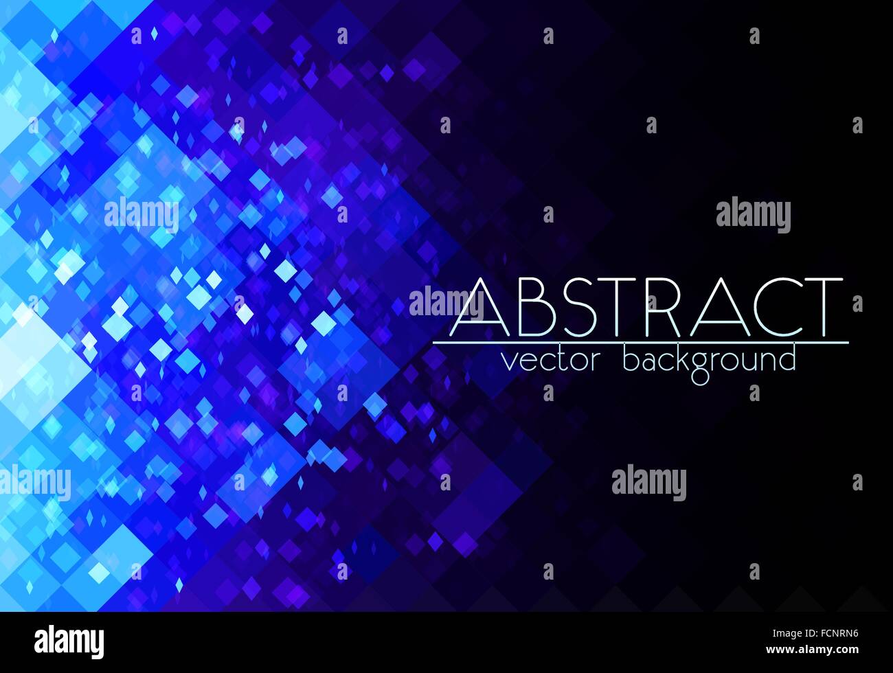 Bright blue grid abstract horizontal background Stock Vector Image ...