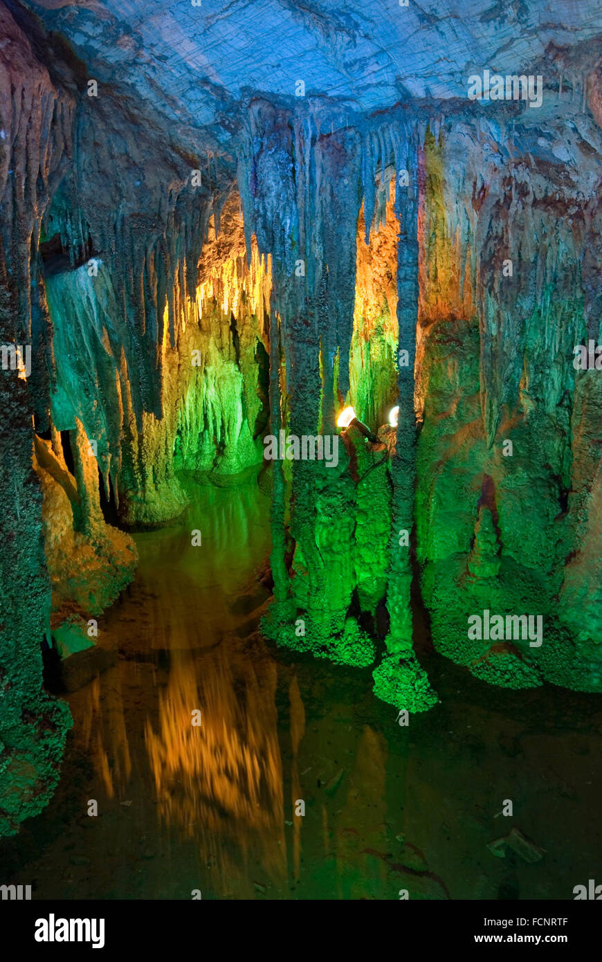 stalactites of Karst landform Stock Photo - Alamy