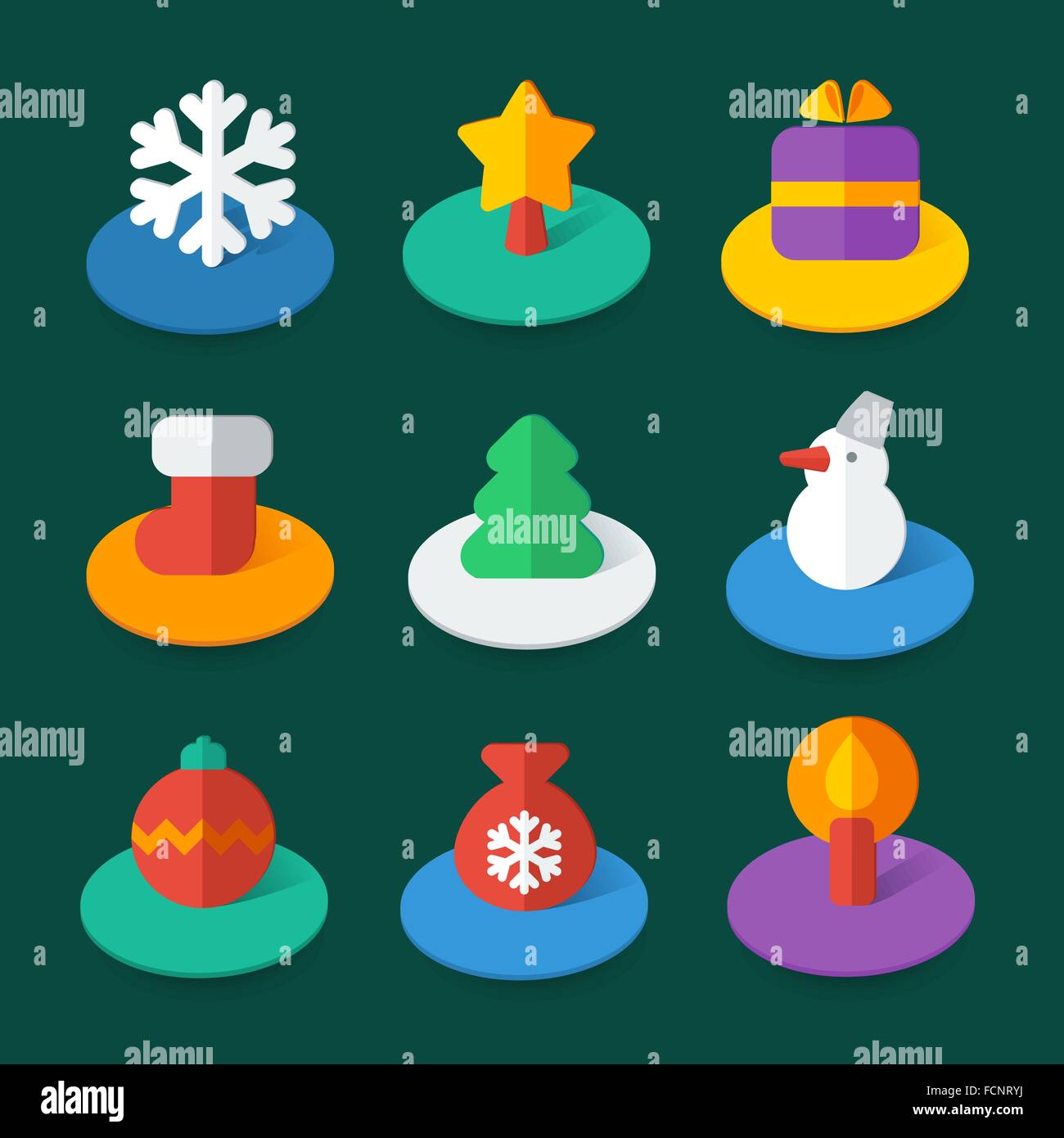 Set of isometric vector flat icons Stock Vector Image & Art - Alamy