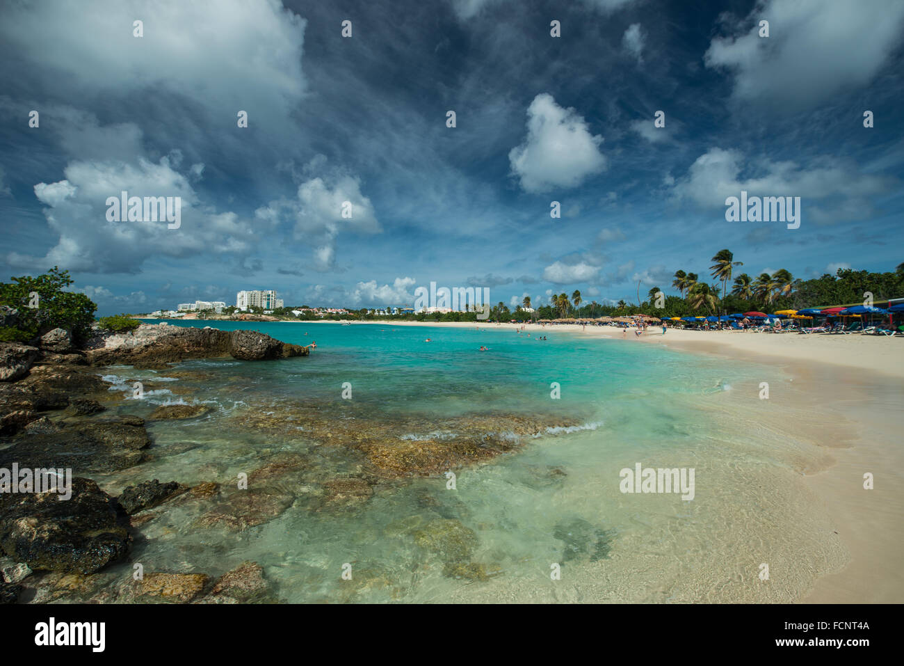 Mullet bay, St. Maarten Stock Photo - Alamy