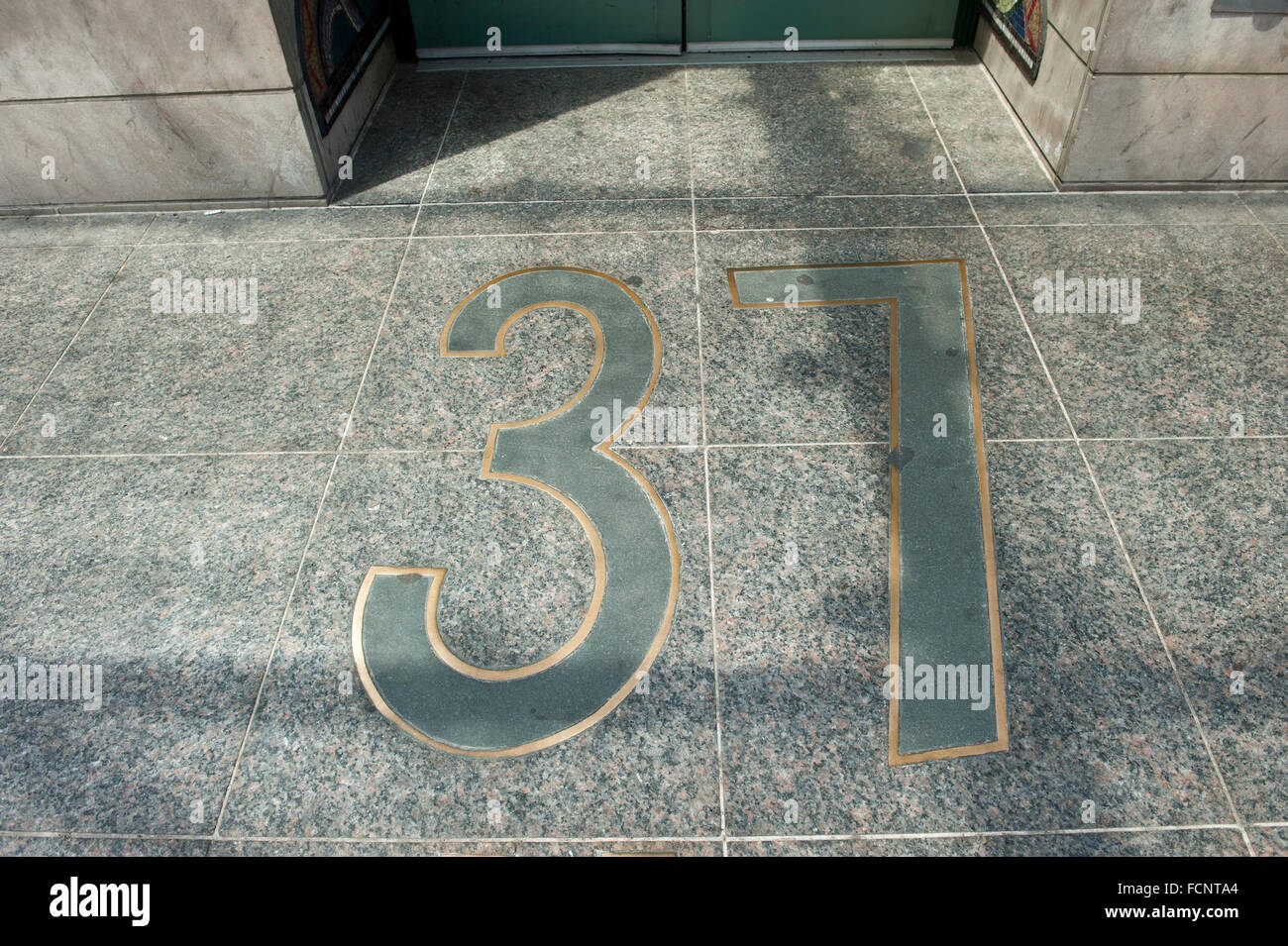 Lane with Number Stock Photo - Alamy
