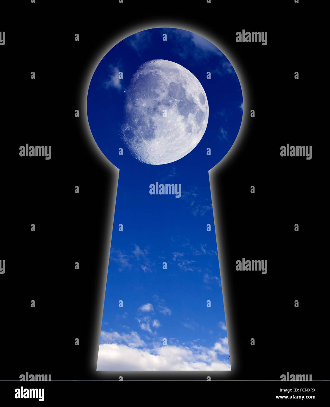 Keyhole - the door to another dimension Stock Photo - Alamy