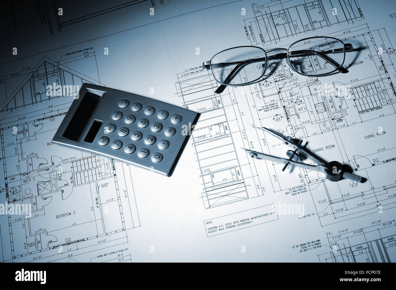 drawings of building homes and Tools Stock Photo - Alamy