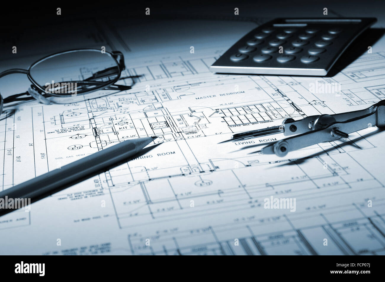 drawings of building homes and Tools Stock Photo - Alamy