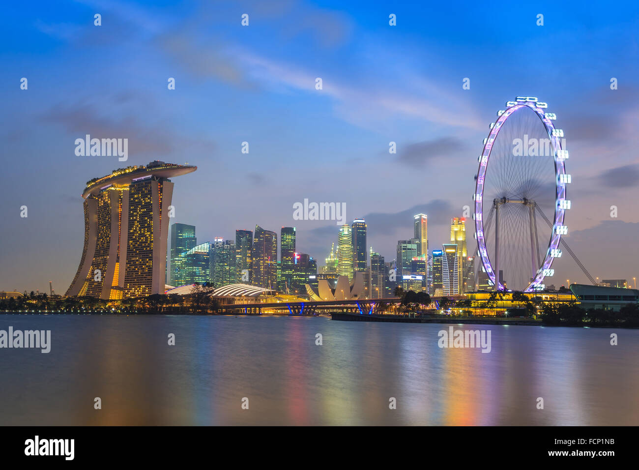 Singapore flyer view hi-res stock photography and images - Alamy