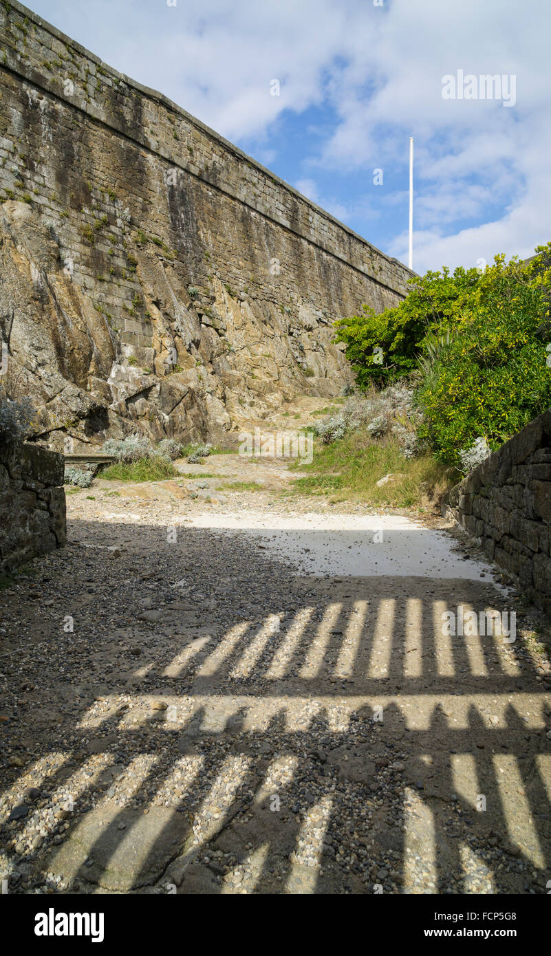 Fort National, the 17th Century fort at St Malo, Brittany, France Stock ...