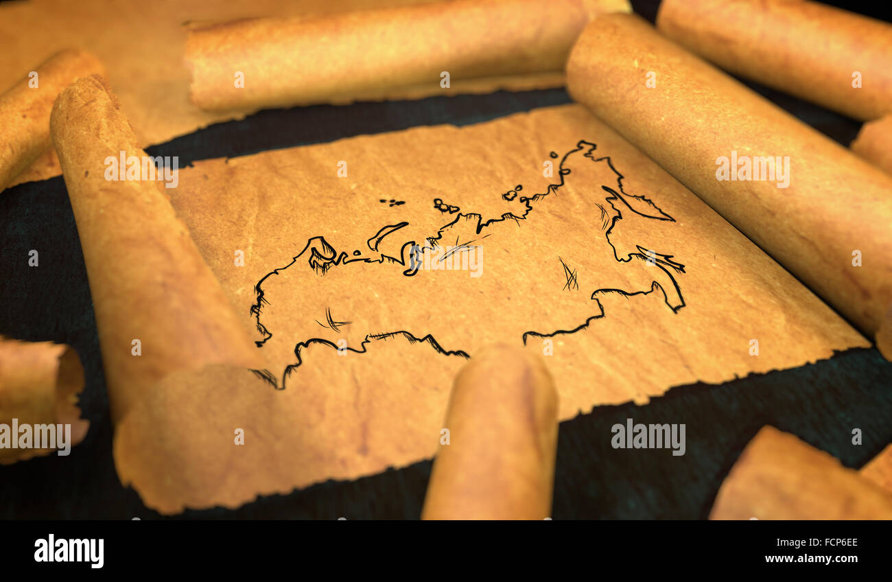 Old map of russia hi-res stock photography and images - Alamy