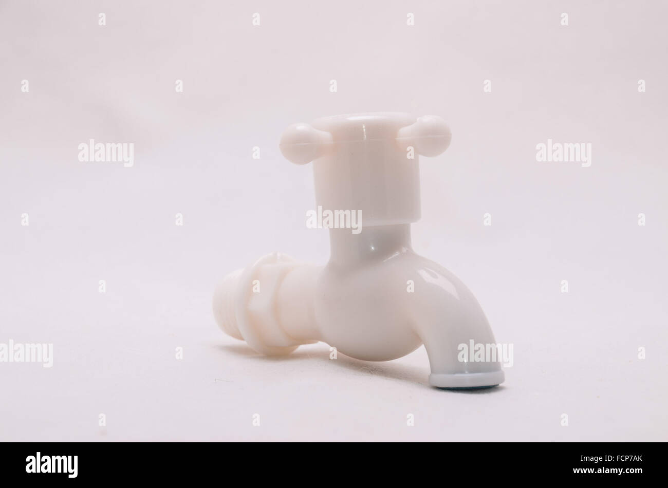 PVC Plastic Water Faucet Stock Photo - Alamy