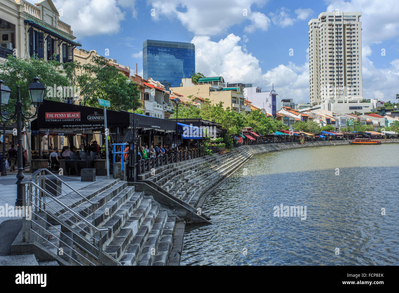 Boat Quay, Singapore Stock Photo - Alamy