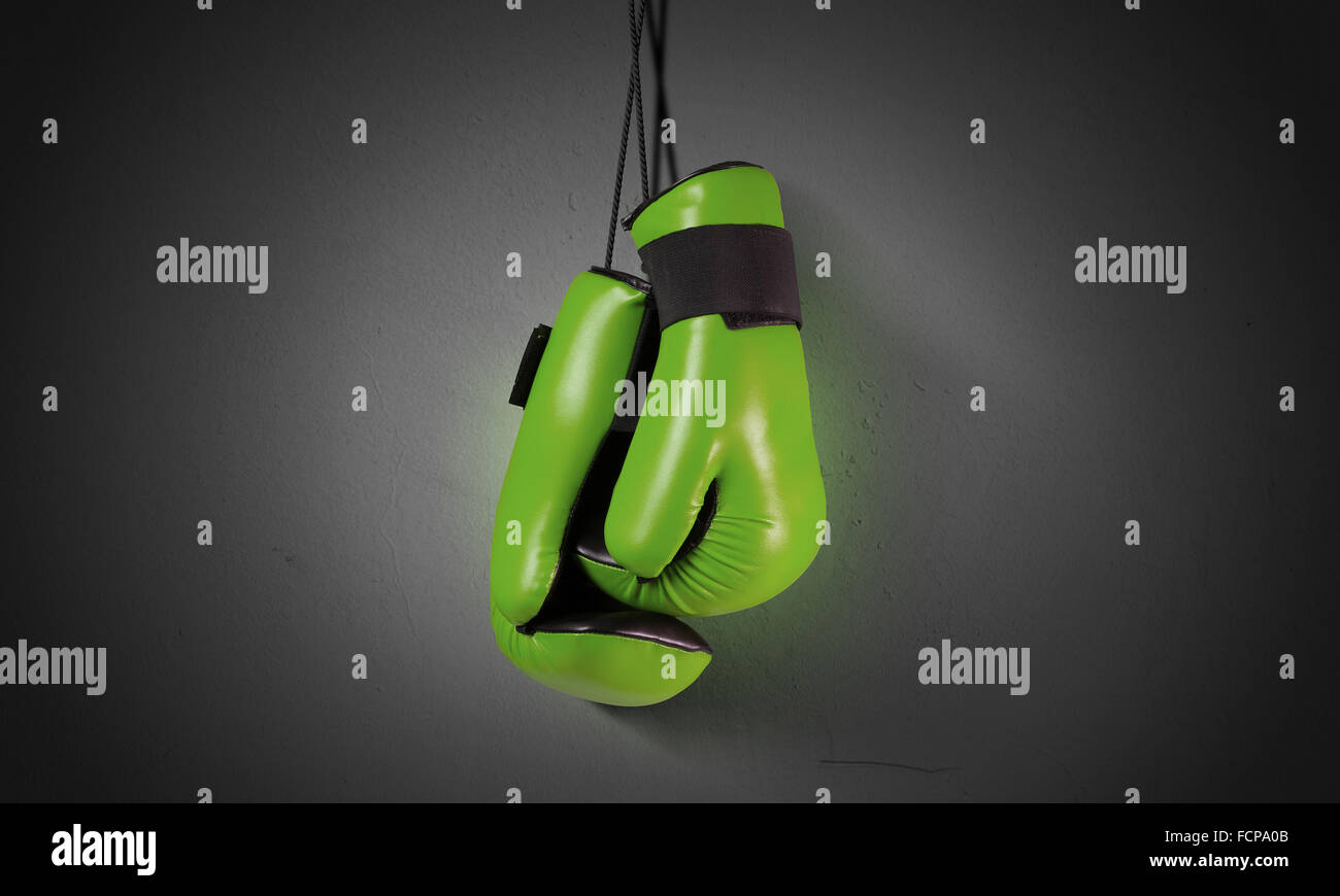Boxing gloves hanging hi-res stock photography and images - Alamy
