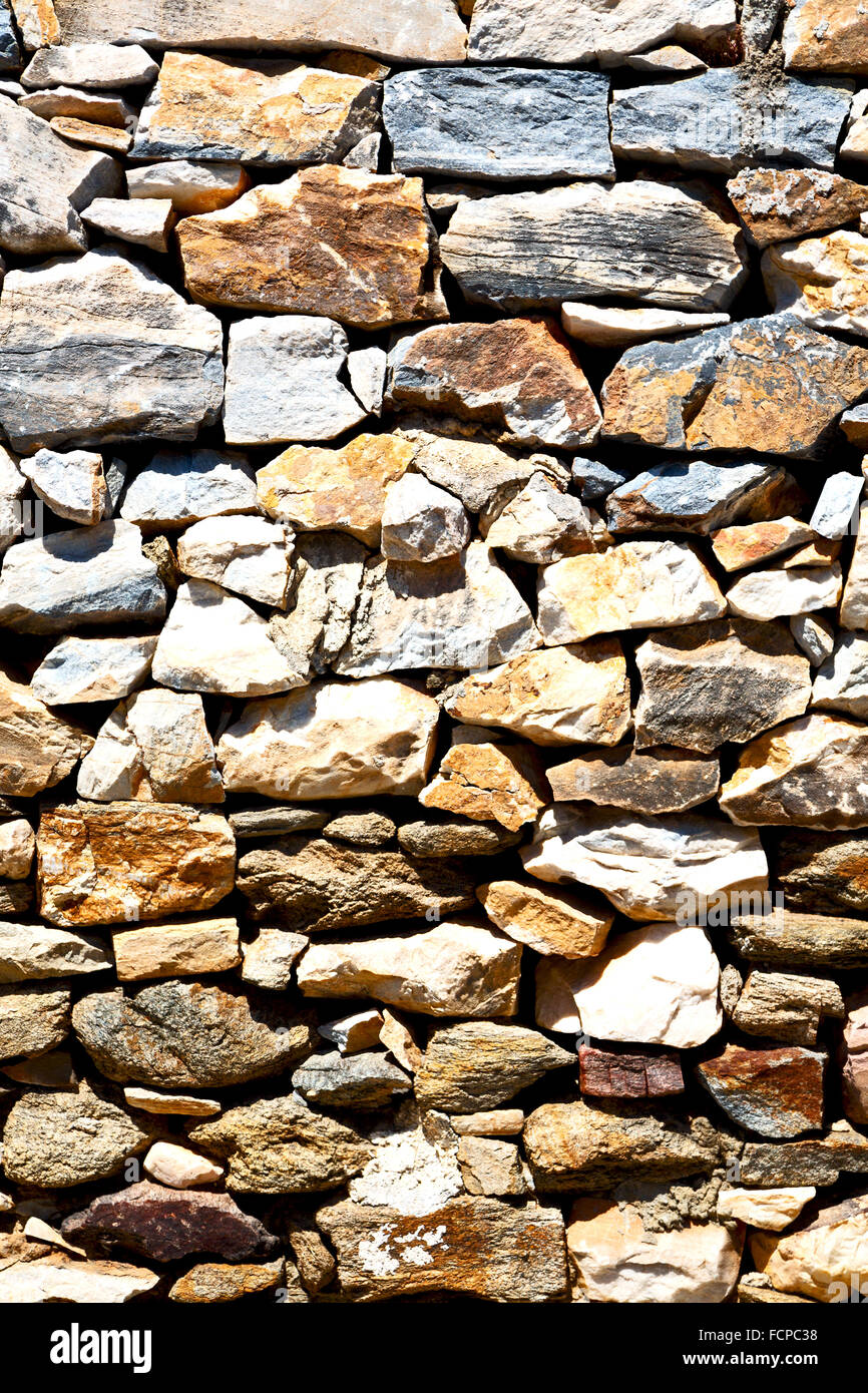step brick in greece old wall and texture material the background Stock ...