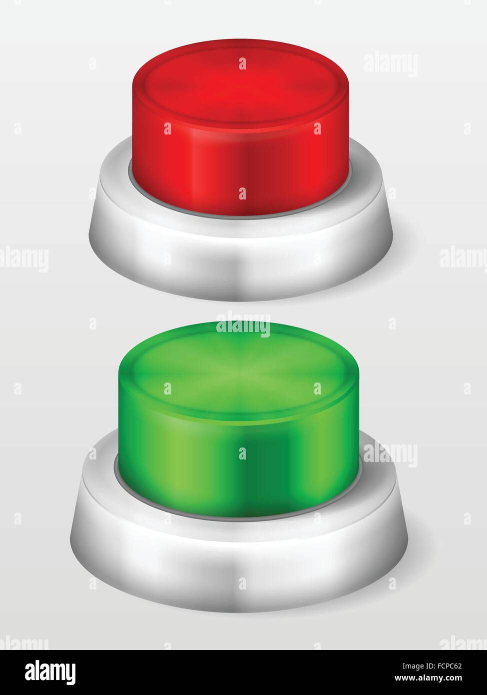 Stop button vector vectors hi-res stock photography and images - Alamy