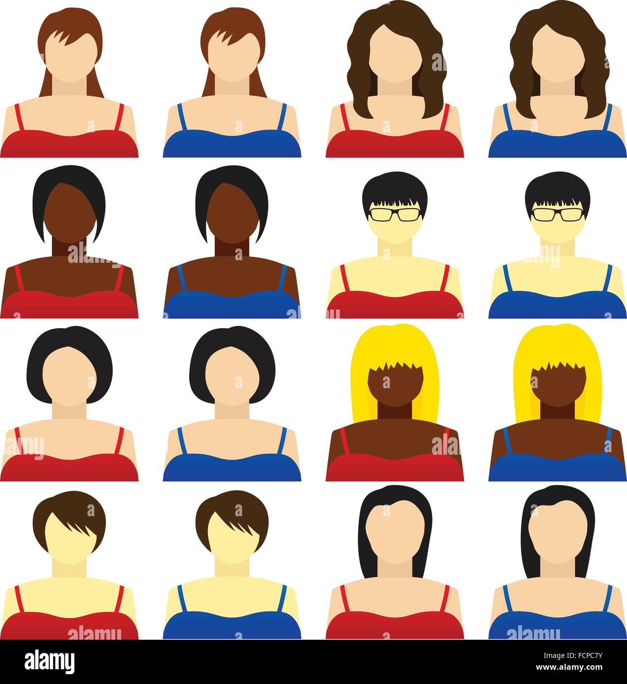 Woman avatar hi-res stock photography and images - Alamy