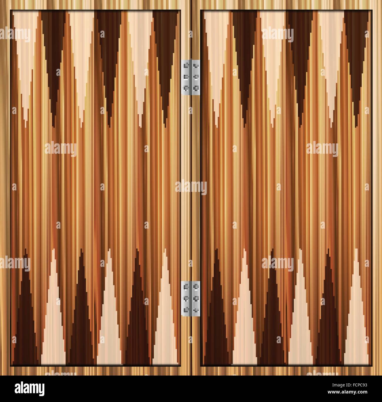 Backgammon on a white background. Vector illustration Stock Vector ...