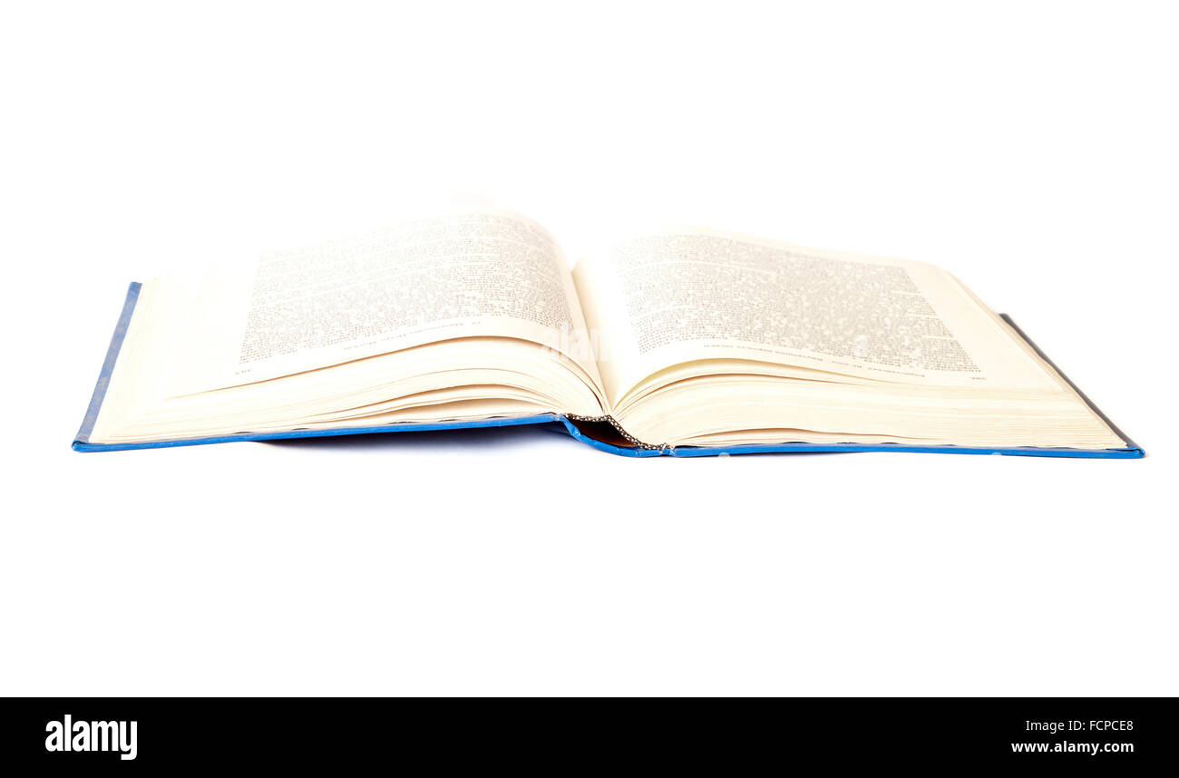 Closed white book Cut Out Stock Images & Pictures - Alamy