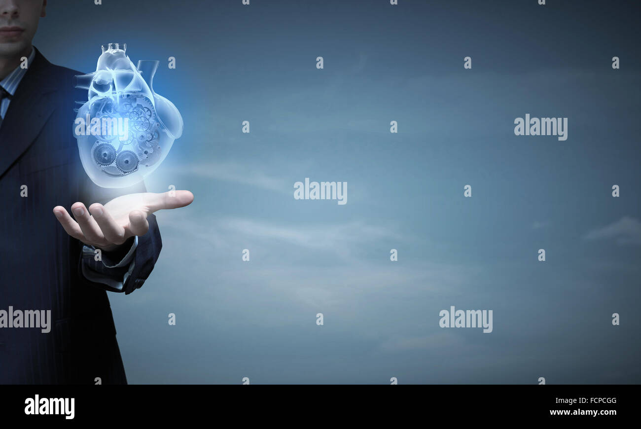 Digital heart hi-res stock photography and images - Alamy