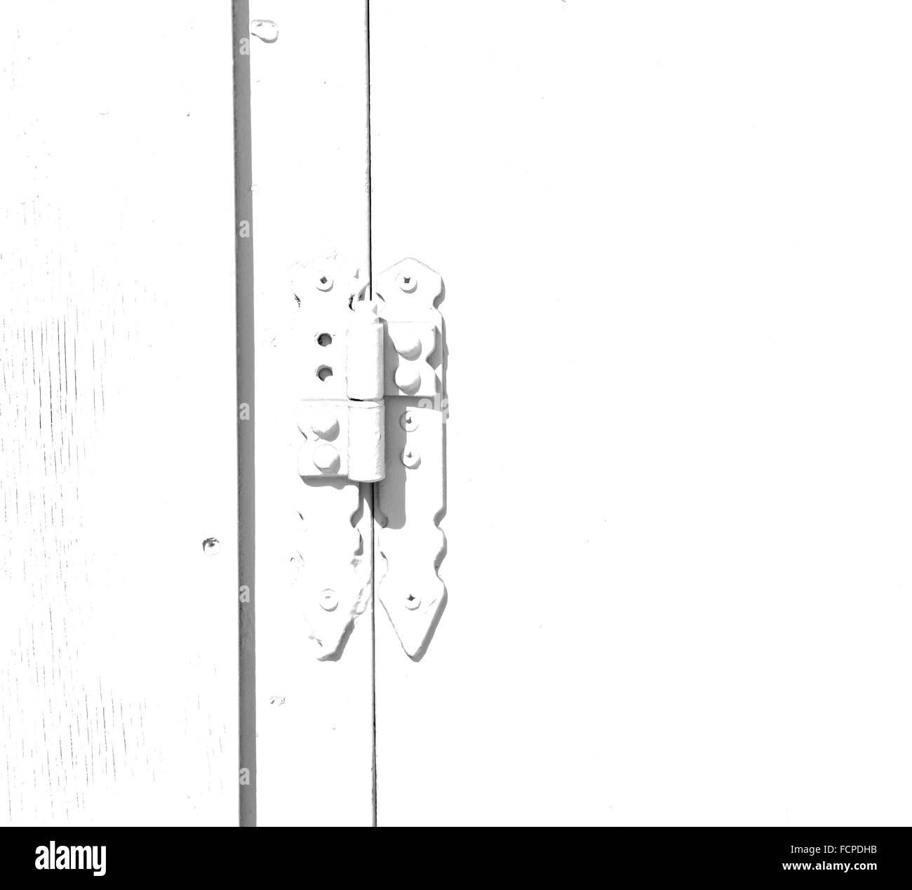 Blue metal door in Cut Out Stock Images & Pictures - Alamy