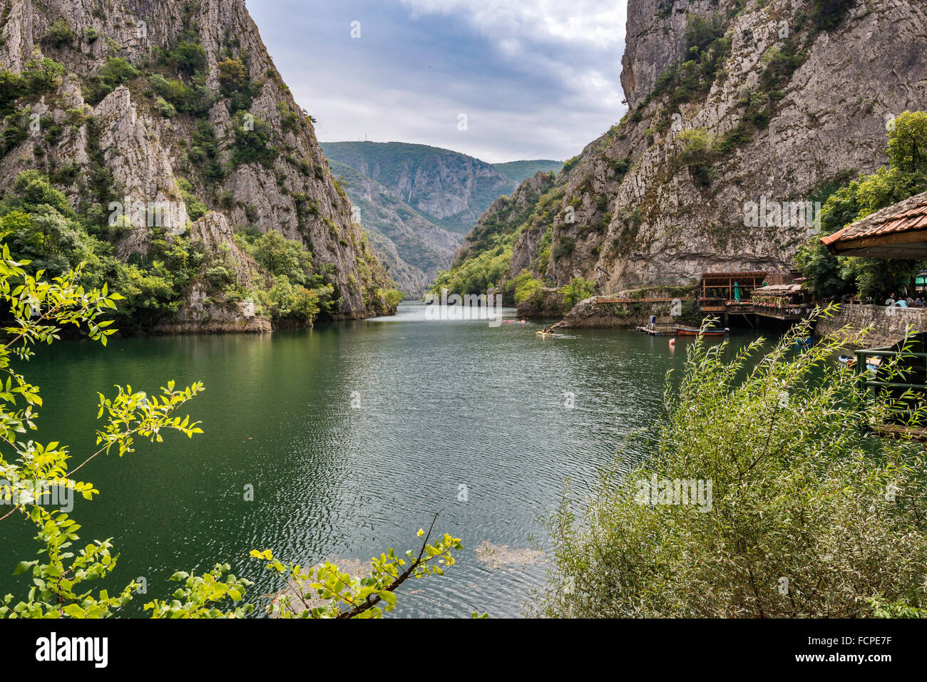 Matka Lake in Matka Canyon near Skopje, Republic of North Macedonia ...