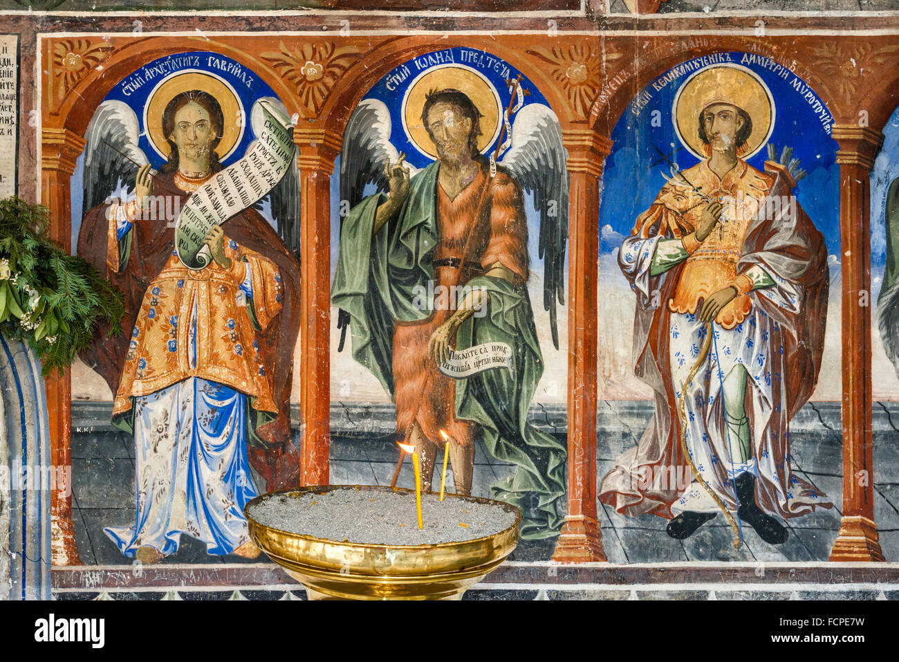 Byzantine mural paintings hi-res stock photography and images - Alamy