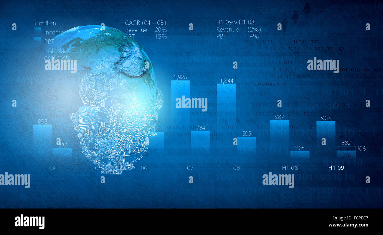Abstract image with business and marketing concept. Elements of this ...