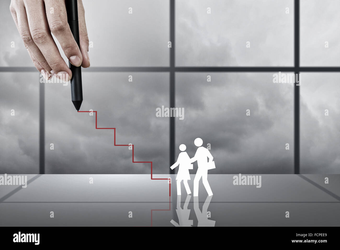 Career drawing hi-res stock photography and images - Alamy