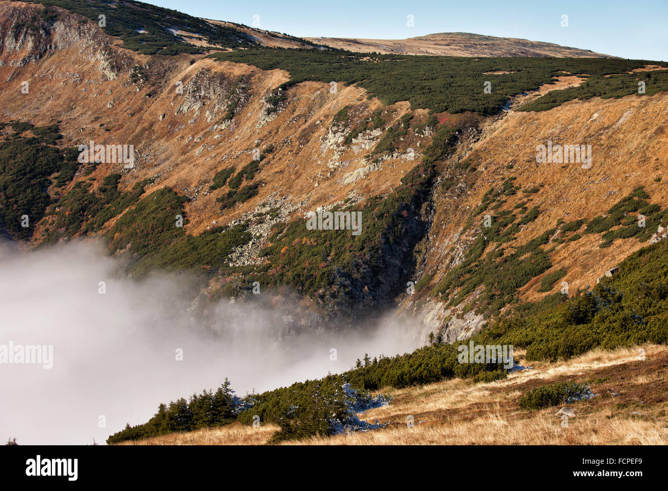 Karkonosze Mountains landscape, Sudetes, Poland Stock Photo - Alamy