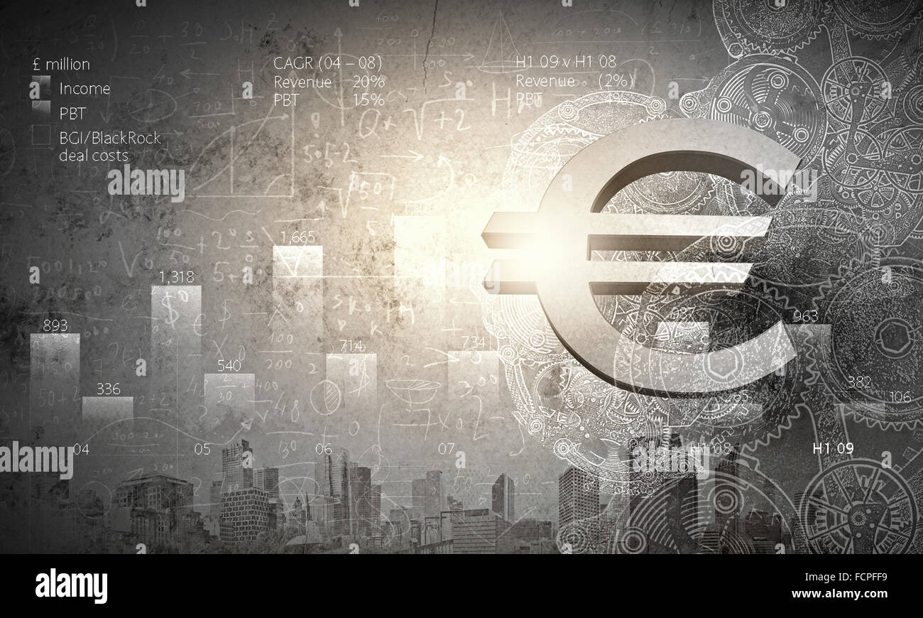 Abstract image with financial business theme and concepts Stock Photo ...