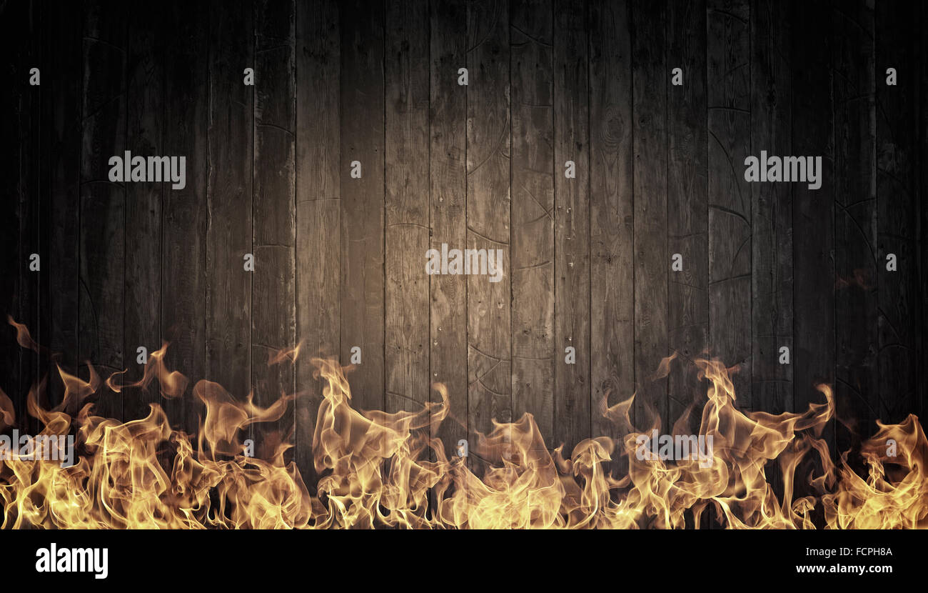 Fire outbreak on an abstract background from the sides Stock Photo - Alamy