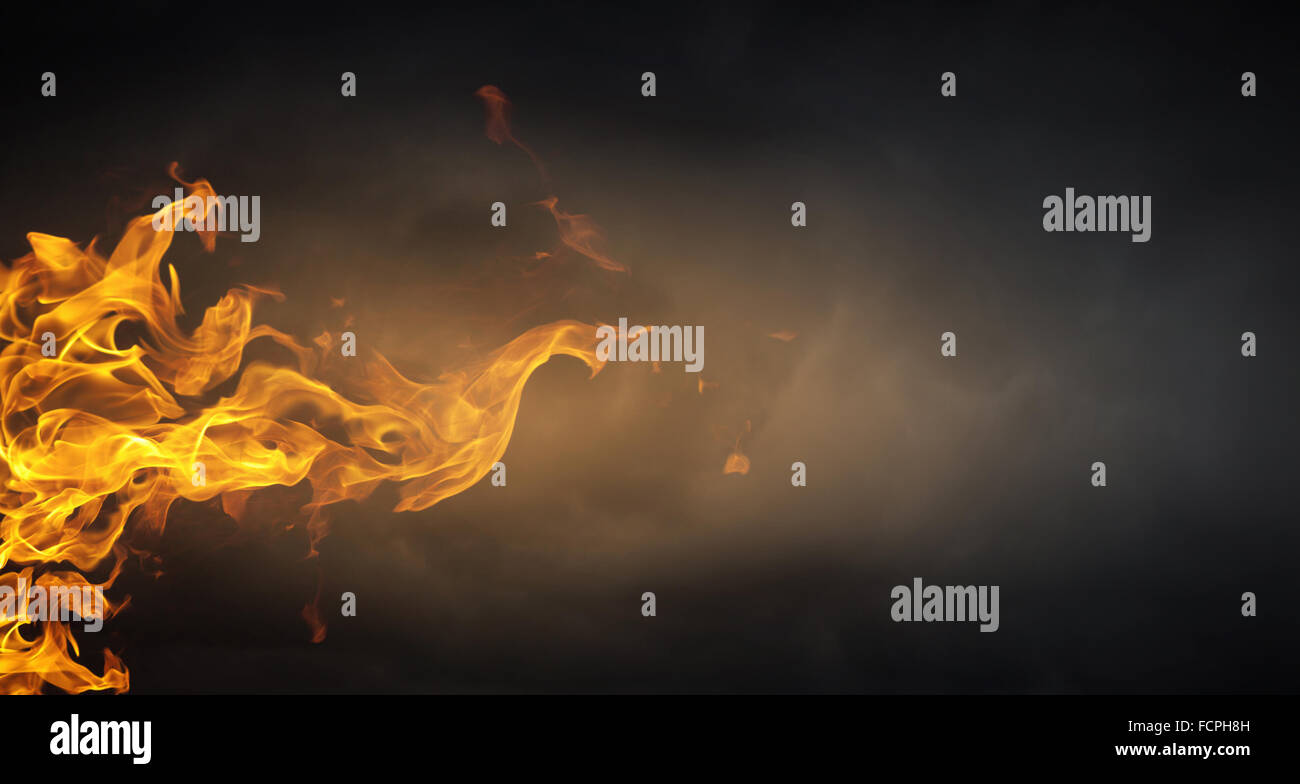 Fire outbreak on an abstract background from the sides Stock Photo - Alamy
