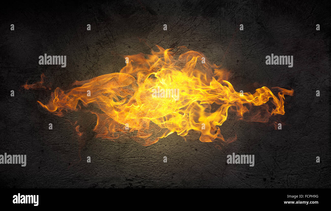 Fire outbreak on an abstract background from the sides Stock Photo - Alamy