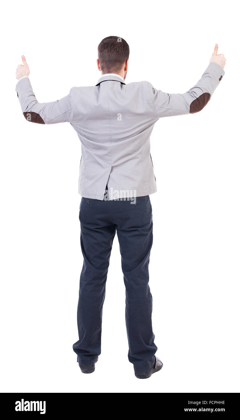 Positive guy shows ok Cut Out Stock Images & Pictures - Alamy