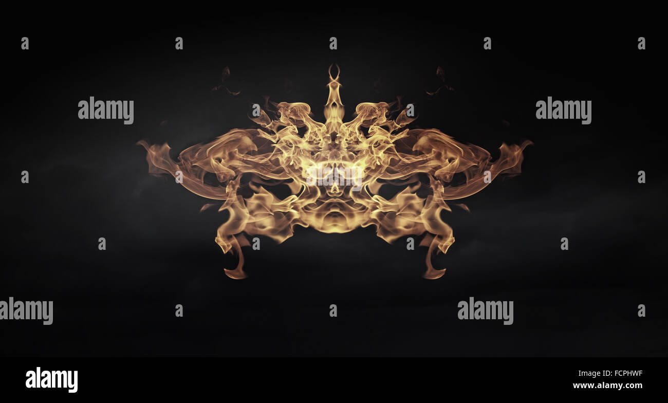 Fire outbreak on an abstract background from the sides Stock Photo - Alamy