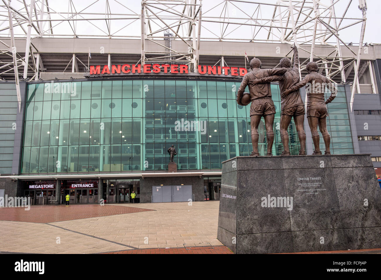 Old trafford stadium north stand hi-res stock photography and images ...