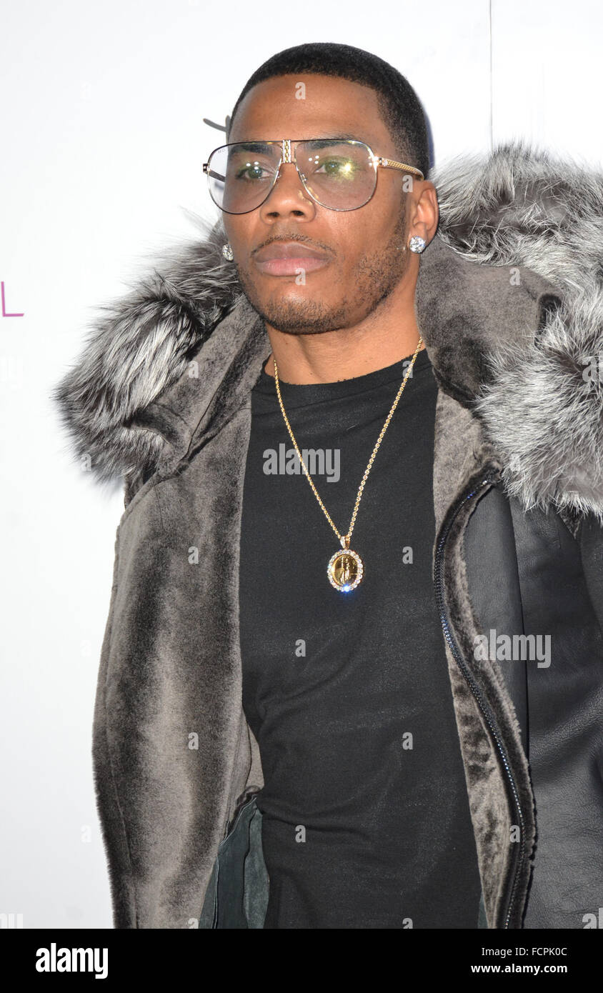 Las Vegas, Nevada, USA. 24th Jan, 2016. Rapper Nelly delivers first ...